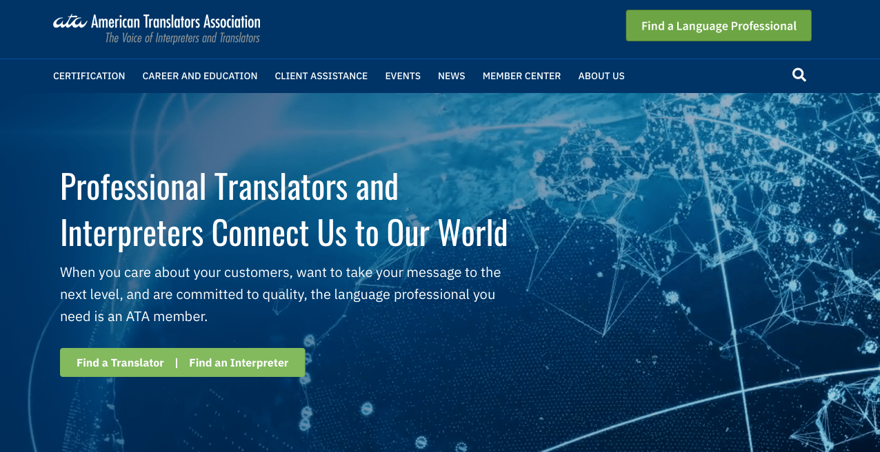American Translators Association (ATA) – The Voice of Interpreters and ...