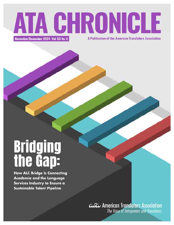 The ATA Chronicle - American Translators Association (ATA)